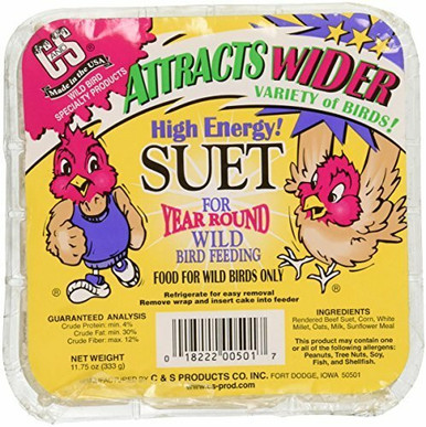 C & S High Energy Suet, 11.75 Oz - Esbenshades