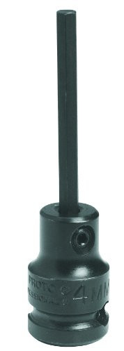 Proto PRO7290-10M Impact Hex Bit Socket, 3/8" Drive, 10mm Hex Bit Proto ...