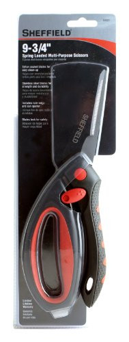 Great Neck Tools GRN58331 Spring Loaded Scissors, 9-3/4" Multi-Purpose ...