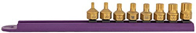 Mayhew MY16006 Tools Titanium-Coated Low-Profile Dual Drive Set, Triple ...