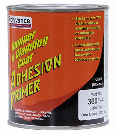 POLYVANCE UR3601-4 HAZ BUMPER/CLADDING PRIMER QT LT GRAY
