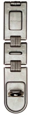 Double Hinge Hasp, 7-3/4" Long, Accepts up to 7/16" Diameter Shackle ...