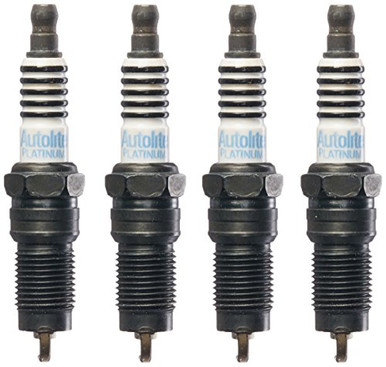AUTOLITE AP5144 Spark Plug Copper Core, Extended Gap, Platinum (4 Pack)