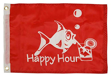 TAYLOR MADE 5418 12X18 HAPPY HOUR FLAG