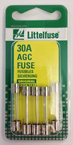 LITTELFUSE AGC30BP AGC GLS FUSE 5CDS/PK 30A