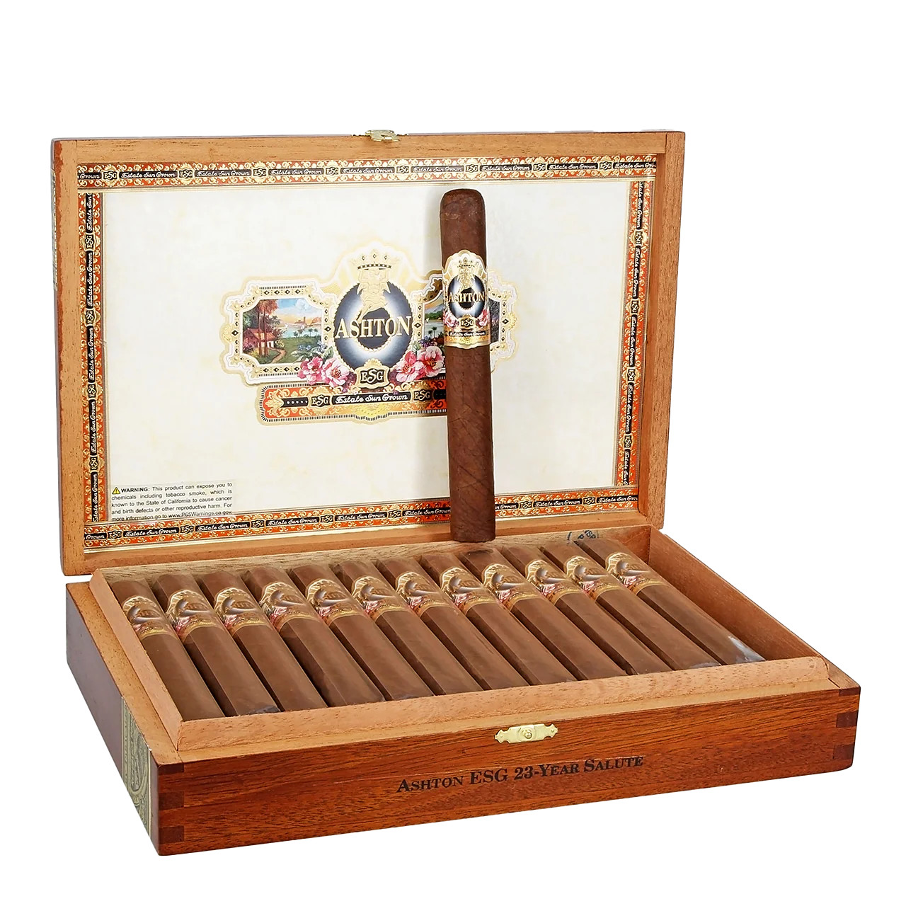 Ashton Estate Sun Grown (ESG) 23-Year Salute - Robusto's Cigar Superstore
