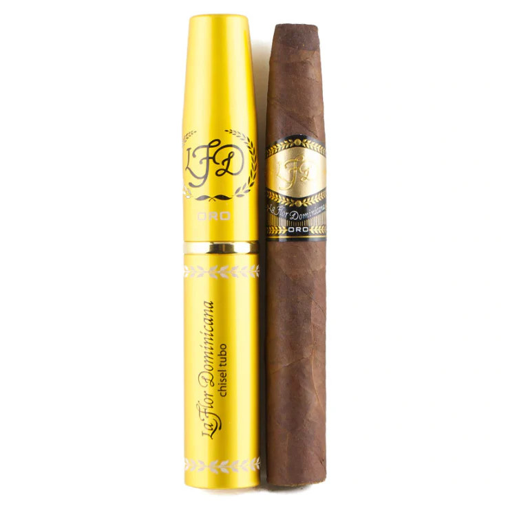 La Flor Dominicana Oro Chisel Tubo - Robusto's Cigar Superstore