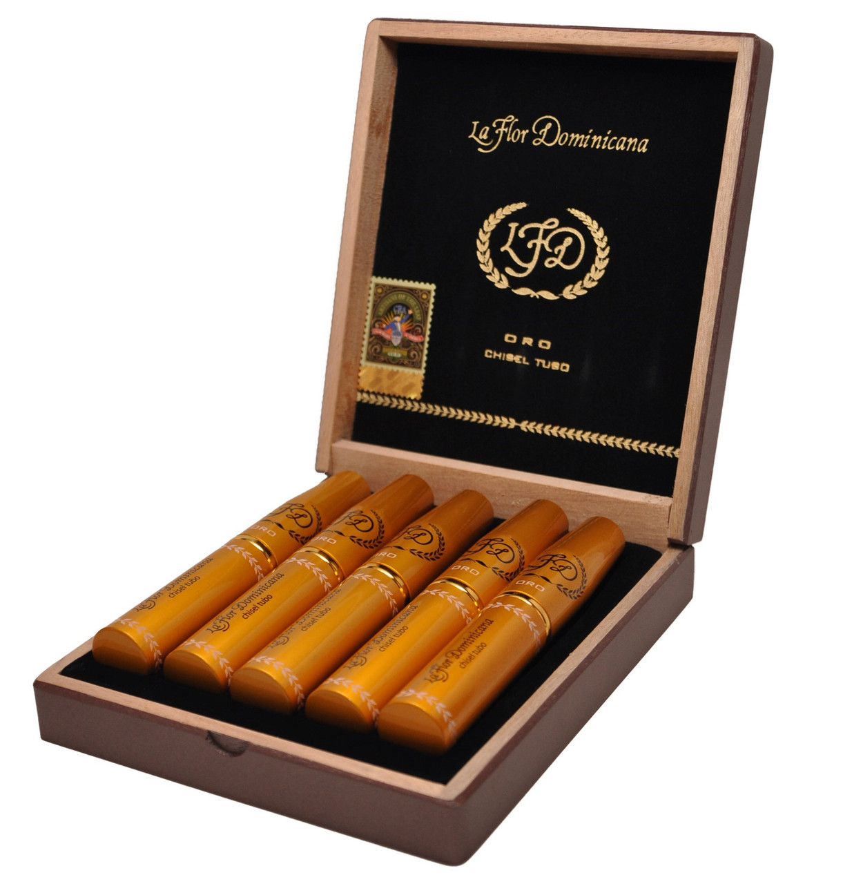 La Flor Dominicana Oro Chisel Tubo - Robusto's Cigar Superstore - Buy ...