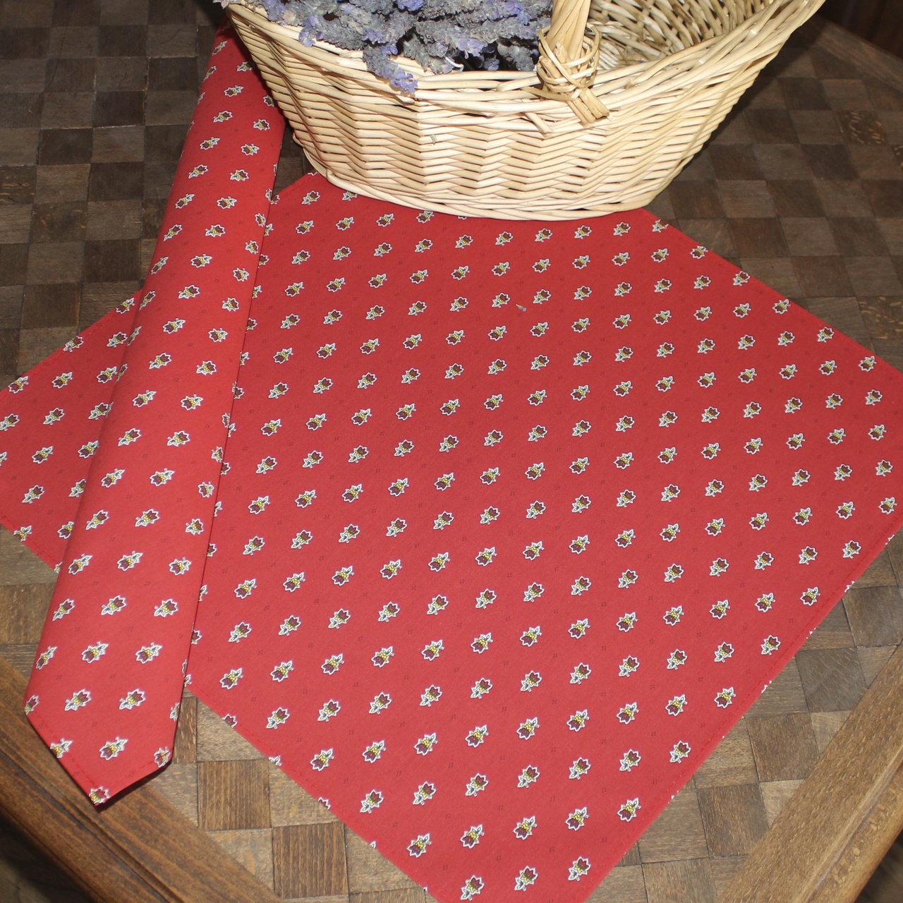Marat Avignon Red French Serviette Napkin Made in France ...