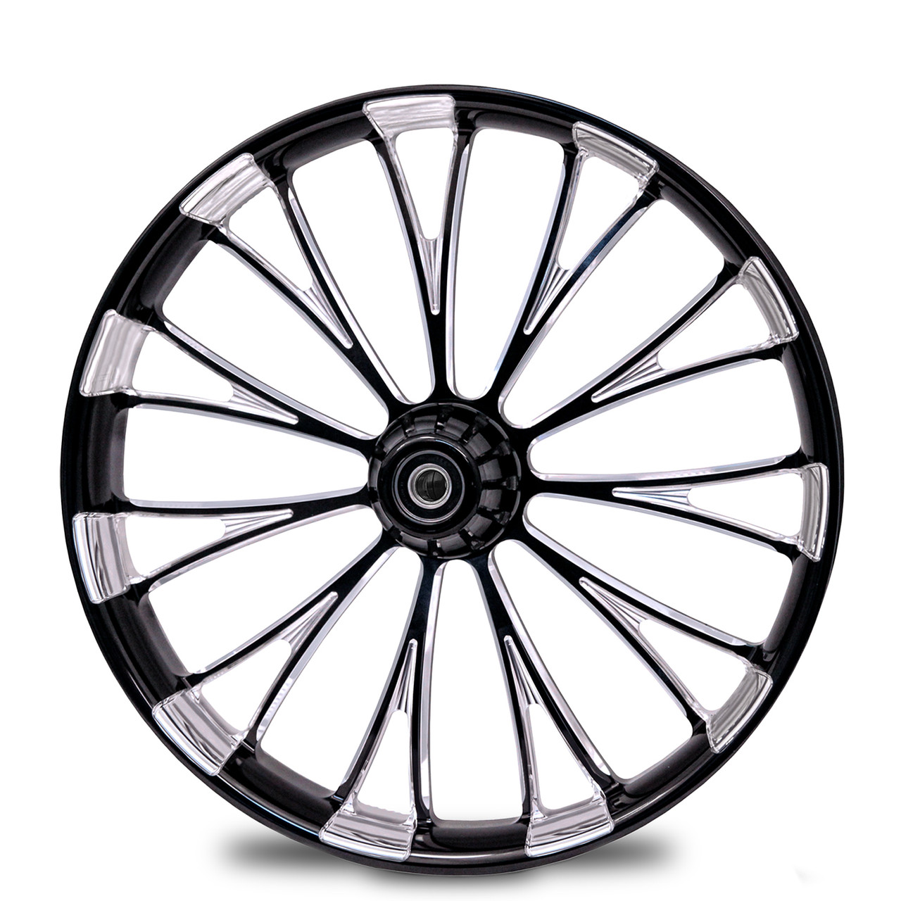 RC Components Dynasty Wheel for Harley Touring | Custom Chrome & Black Rims