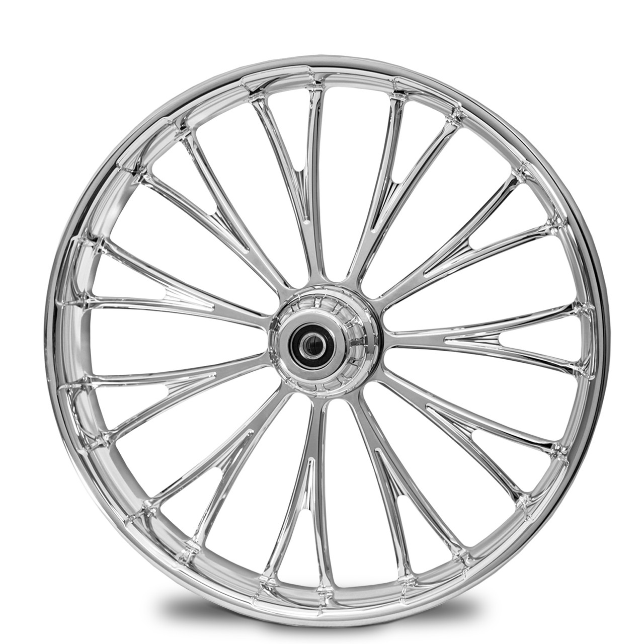 RC Components Dynasty Wheel for Harley Touring | Custom Chrome & Black Rims