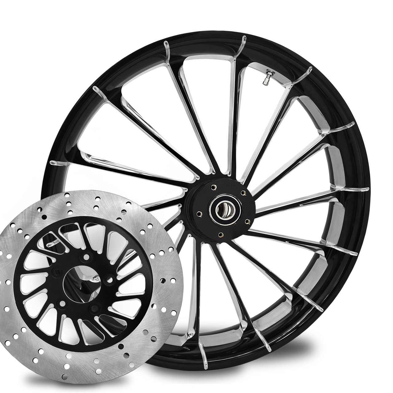 RC Components Backlash Motorcycle Wheel | Custom Chrome & Eclipse