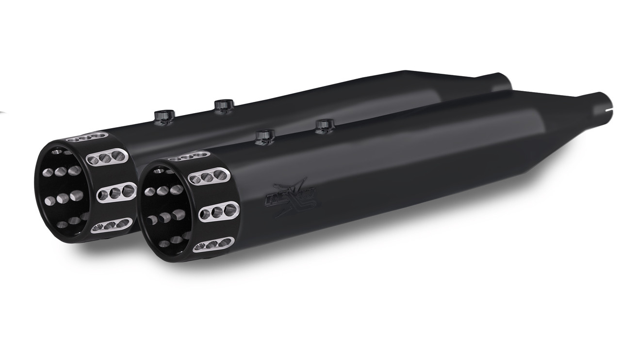 Slip On Mufflers | Exhaust For Harley | Custom Motorcycle Exhaust - RC ...