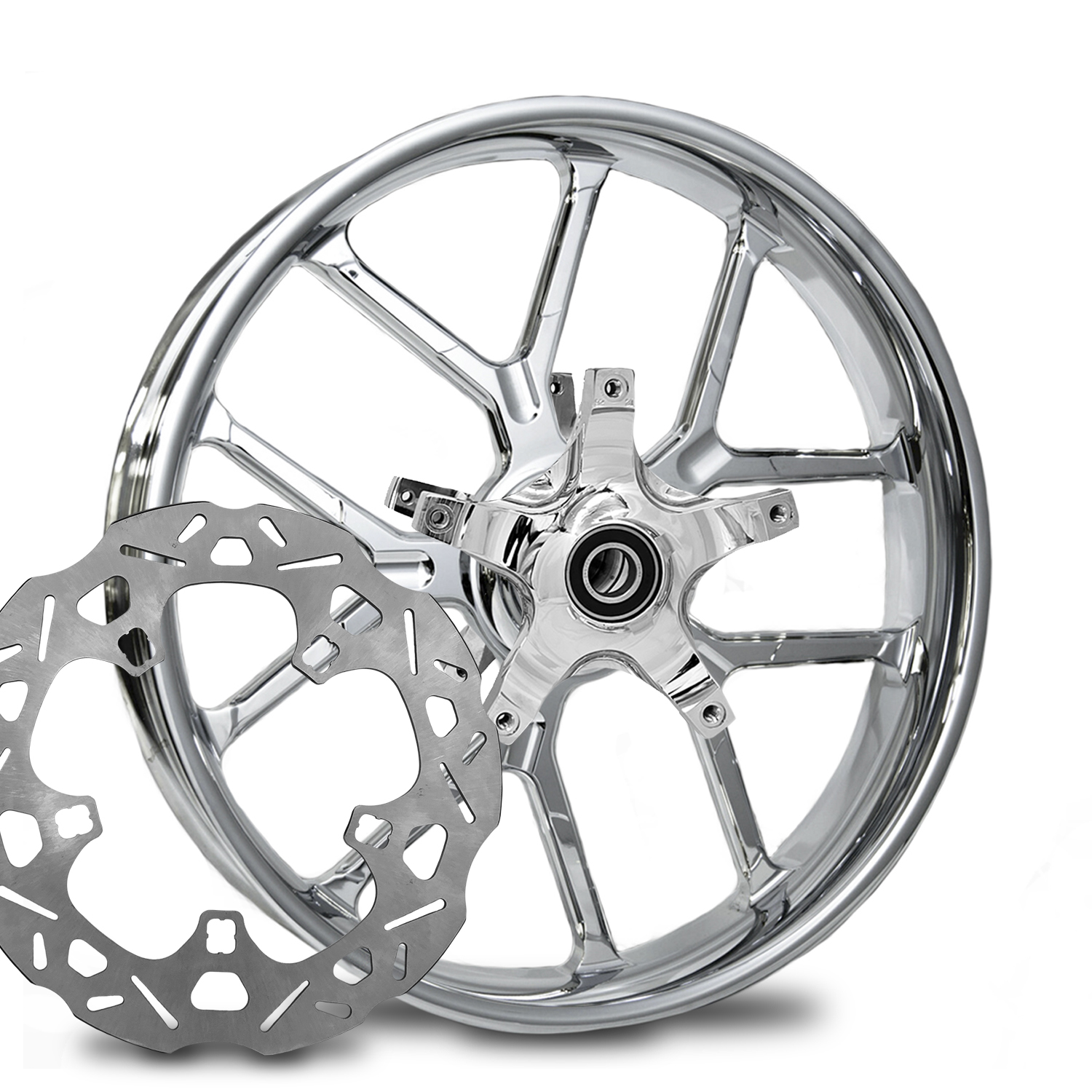 Custom Motorcycle Rims | Chrome Wheels And Tires | Chrome Rims And ...