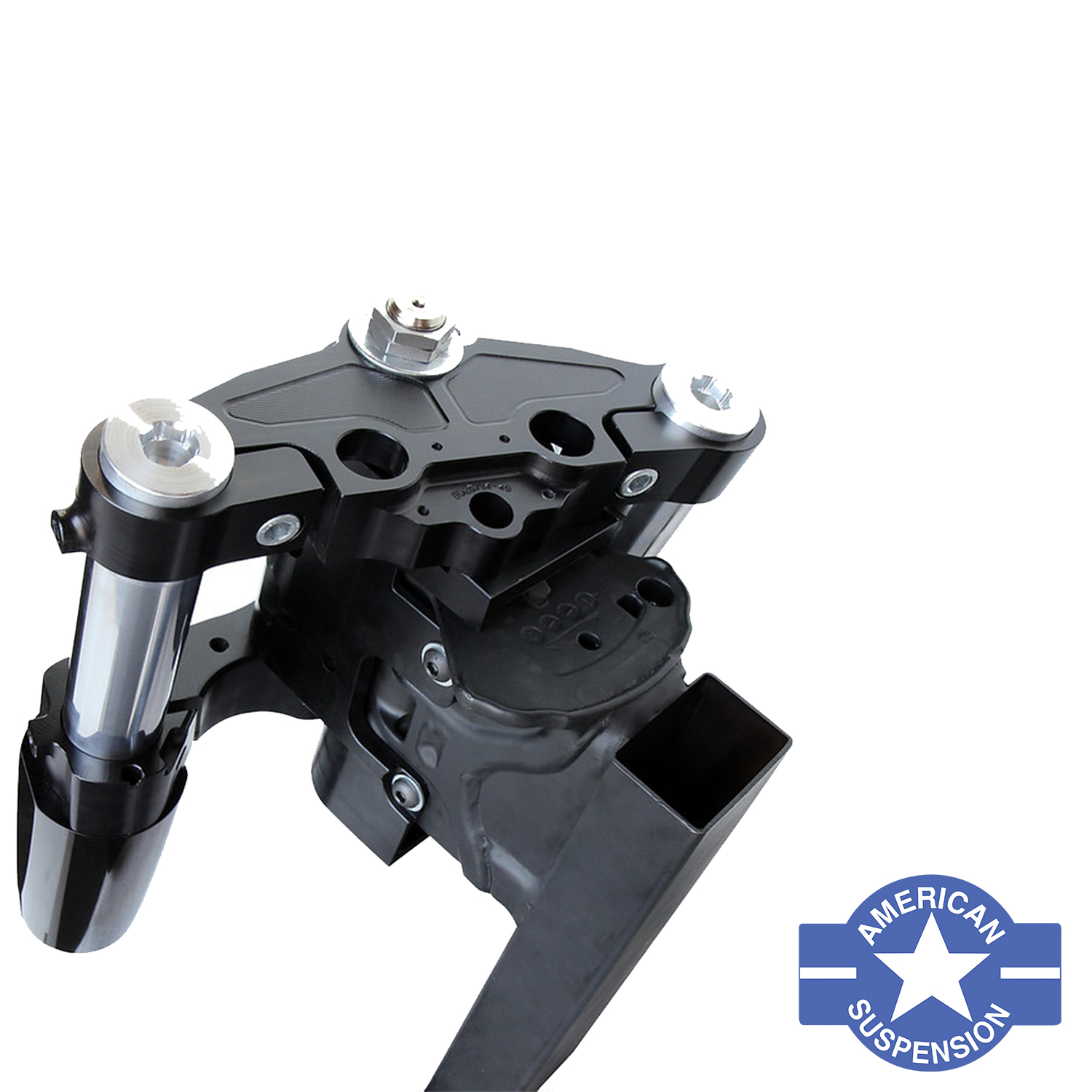 American Suspension Bolt-On Neck Kit for 26" or Fat 23" Harley Touring ...
