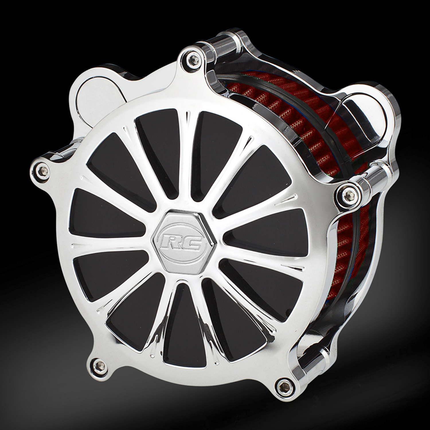 Motorcycle Chrome Air Cleaner For Harleys - Order Your Motorcycle Parts ...