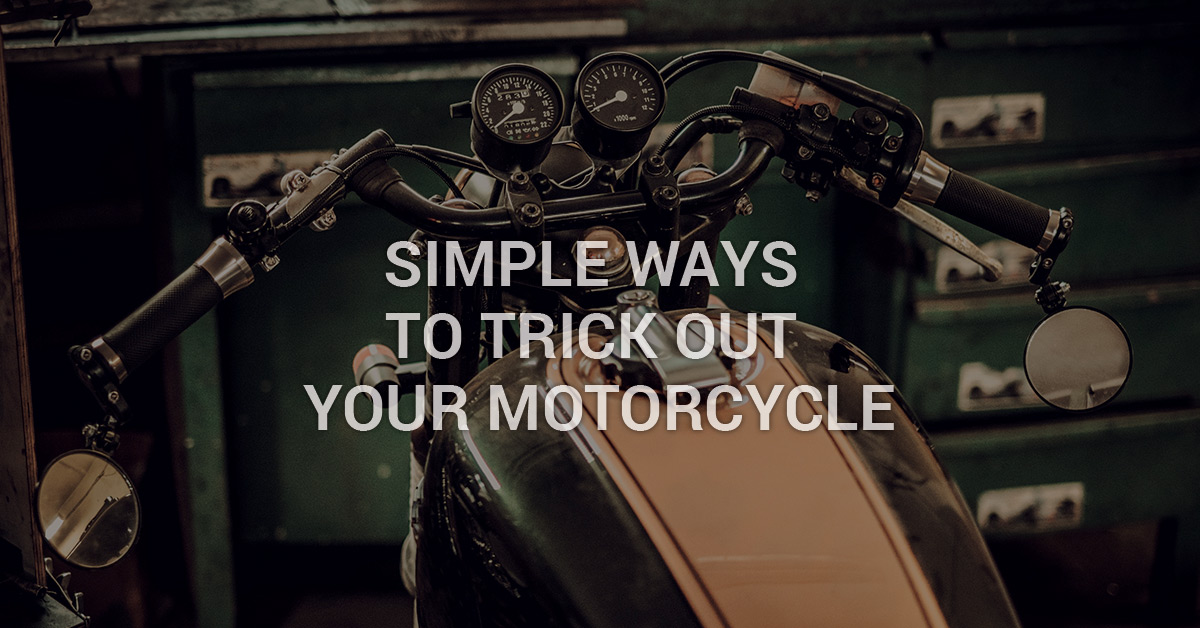Simple Ways To Trick Out Your Motorcycle - RC Components