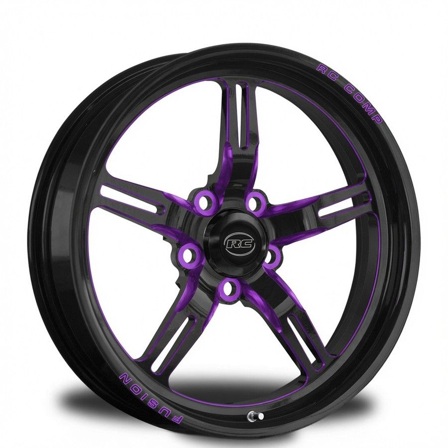Fusion Purple Kolor Pop | 15x3.5 & 17x4.5 Lug Mount Drag Wheels