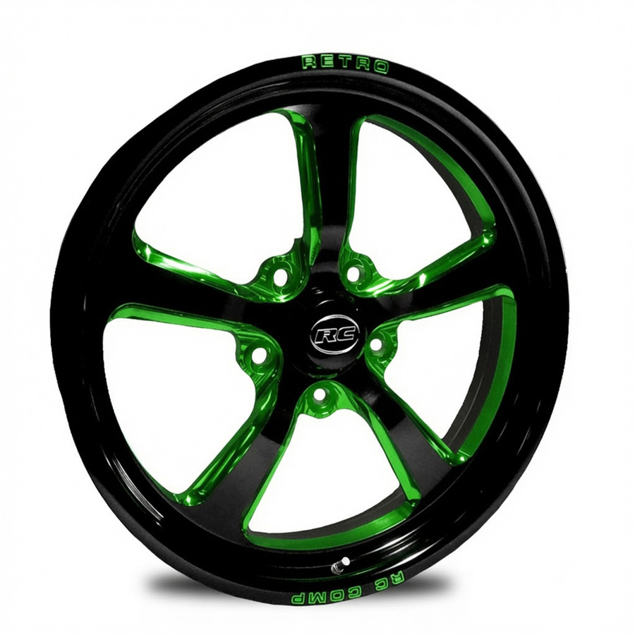 Retro Green Kolor Pop | 15x3.5 & 17x4.5 Lug Mount Drag Wheels