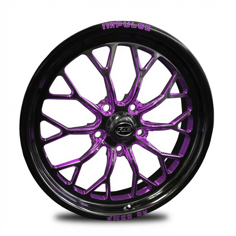Impulse Purple Kolor Pop | 15x3.5 & 17x4.5 Lug Mount Drag Wheels