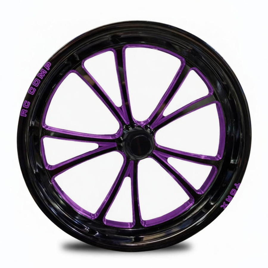 Torx Purple Kolor Pop | 15" & 17" Spindle Mount Drag Wheels