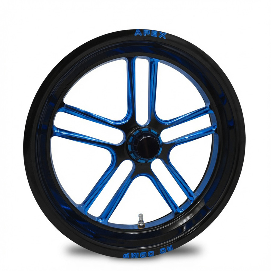 Apex Blue Kolor Pop | 15" & 17" Spindle Mount Drag Wheels