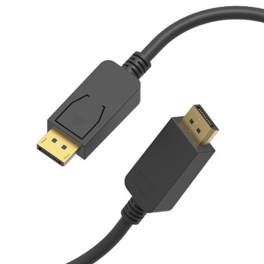 3 Foot DisplayPort Cable, 4K@60Hz, Male/Male, with clips