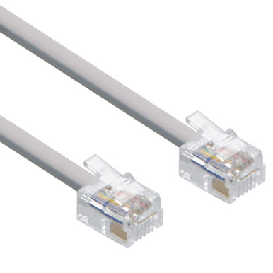 7 Foot RJ12 (6P6C) Modular Cable Straight Wired