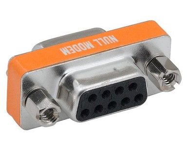 DB9 Female / Female Mini Null Modem Adapter