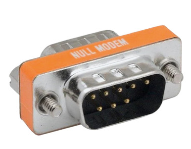 DB9 Male / Female Mini Null Modem Adapter