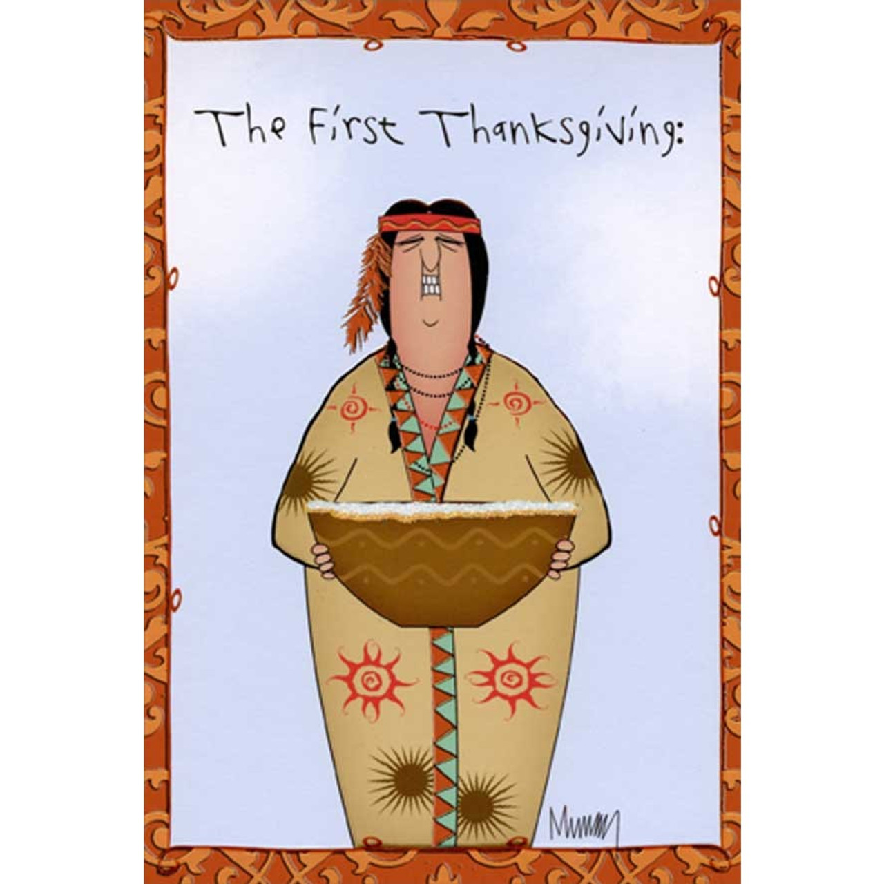 First Thanksgiving Humorous Funny Thanksgiving Card PaperCards first-thanksgiving-humorous-funny-thanksgiving-card-papercards
