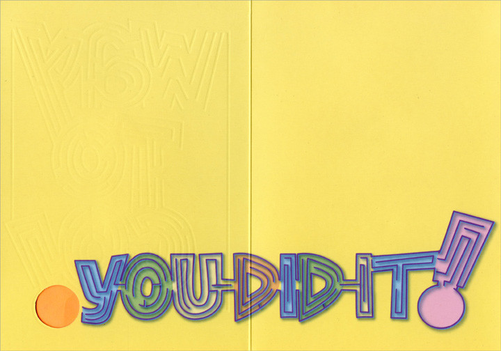 Way to Go Congratulations Card for Kids / Children | PaperCards.com