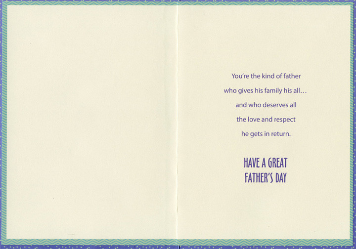 You're The Best Colorful Letters Father's Day Card | PaperCards.com