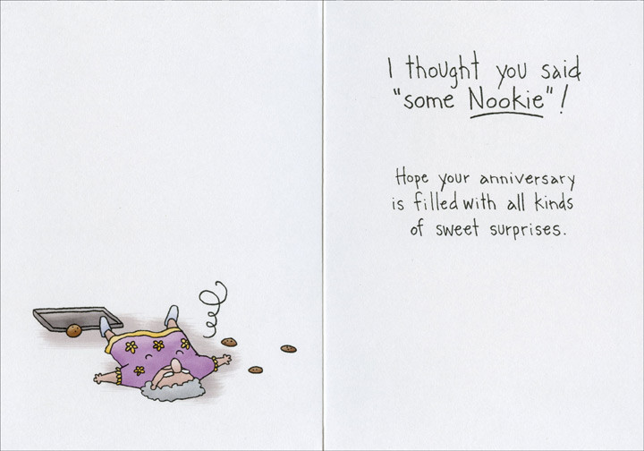 Like Some Cookies Funny / Humorous Wedding Anniversary Card ...