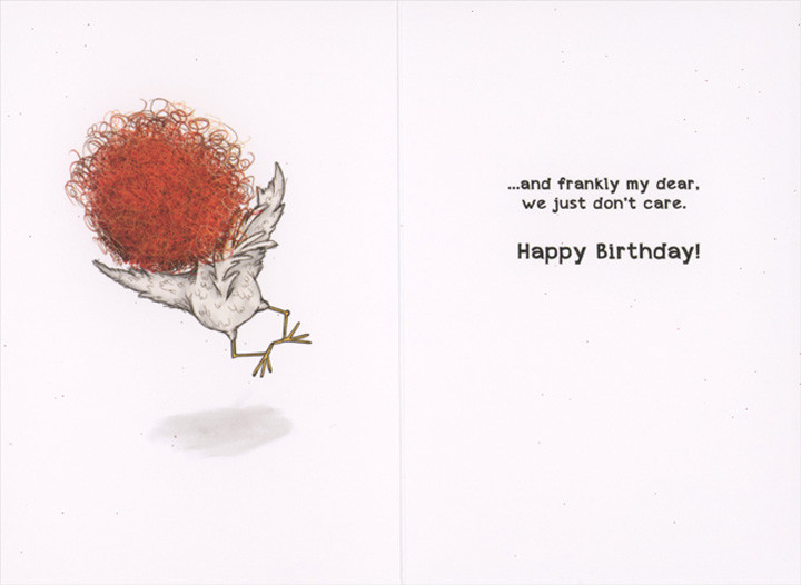 Irma : People Think We're Nuts Funny Birthday Card for Her : Woman ...
