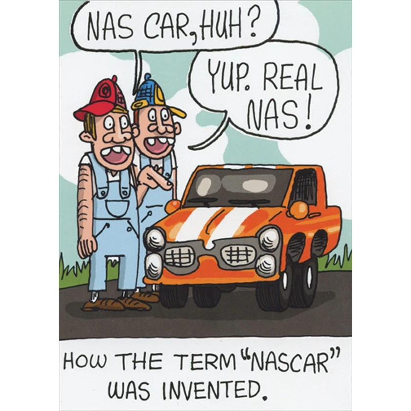 Nascar Funny / Humorous Father's Day Card | PaperCards.com