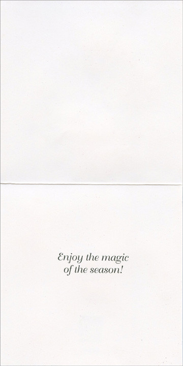 Tinkerbell with Acorn Christmas Card | PaperCards.com
