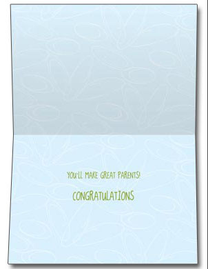 Pre-Eat Rhymes with Orange Funny / Humorous Baby Congratulations Card ...