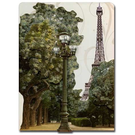 Eiffel Tower Die Cut 3D Blank Note Card | PaperCards.com