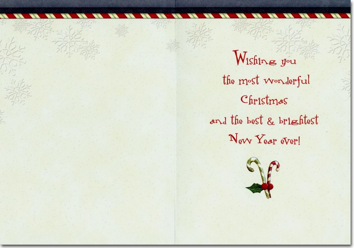Happy Holidays Santa Christmas Card | PaperCards.com
