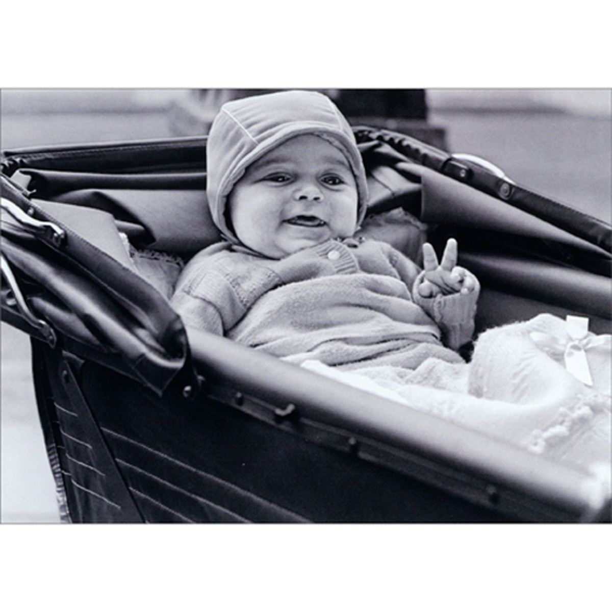 Baby Peace Sign Photo America Collection Funny / Humorous New Baby ...