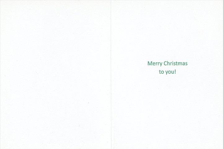 Jingle Bells: Green Lyrics in Tree Shape Calligram Christmas Card ...