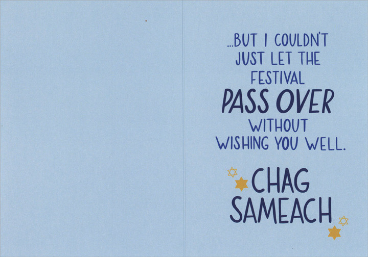 I Didn't Plan on Sending this Card Funny / Humorous Passover Card ...