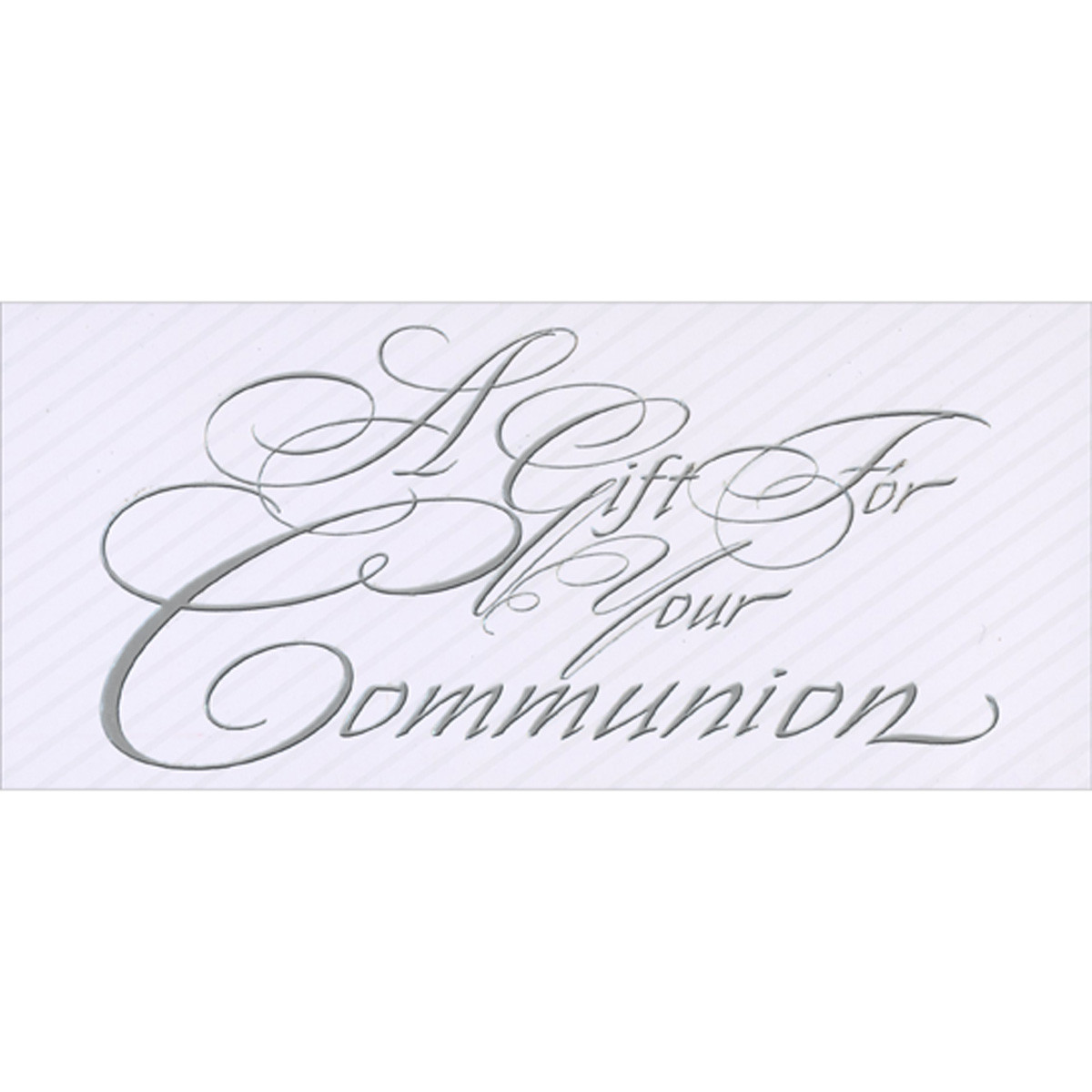 Formal Silver Script Gift For Your Communion 1st / First Communion Gift ...