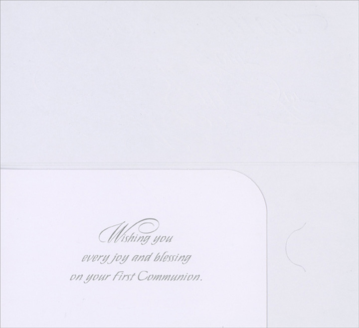 Formal Silver Script Gift For Your Communion 1st / First Communion Gift ...