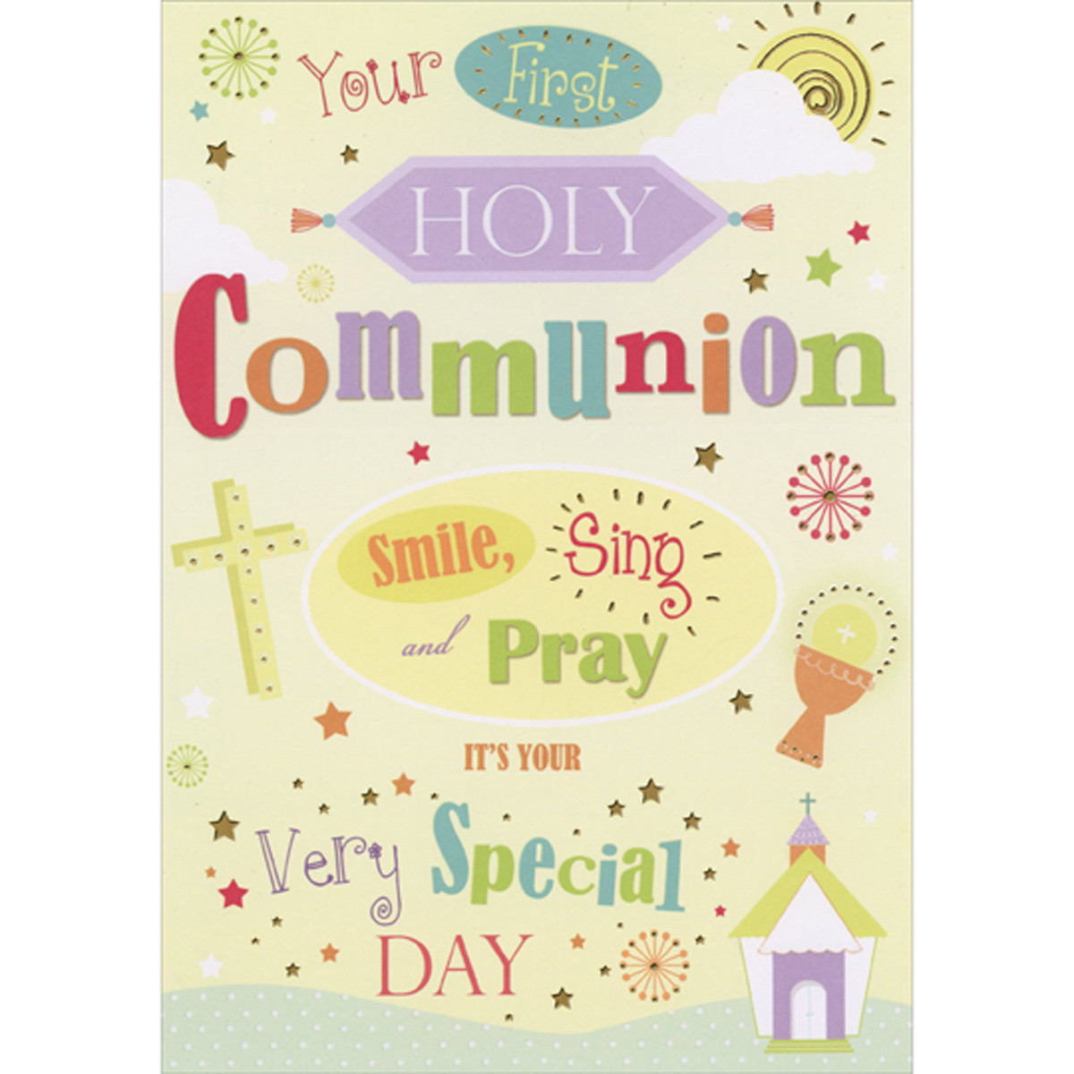 Smile, Sing and Pray It's Your Very Special Day 1st / First Communion ...
