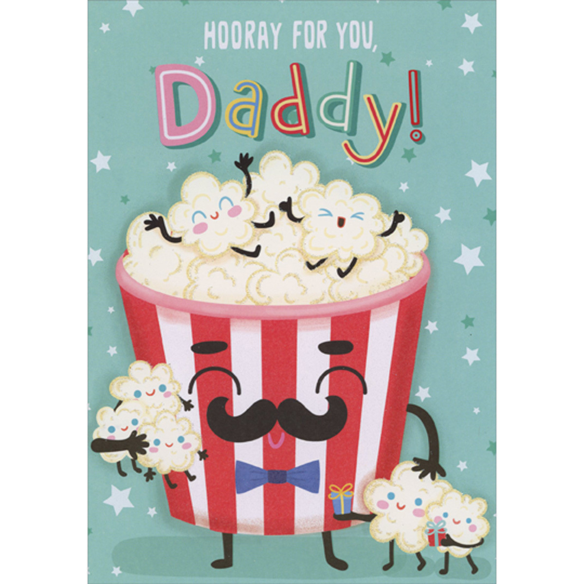 Red and White Popcorn Bucket and Smiley Faced Popcorn Kids Juvenile ...