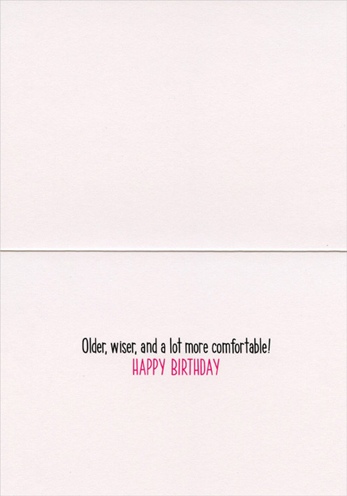 Women Stretching Underwear Funny / Humorous Feminine Birthday Card for ...