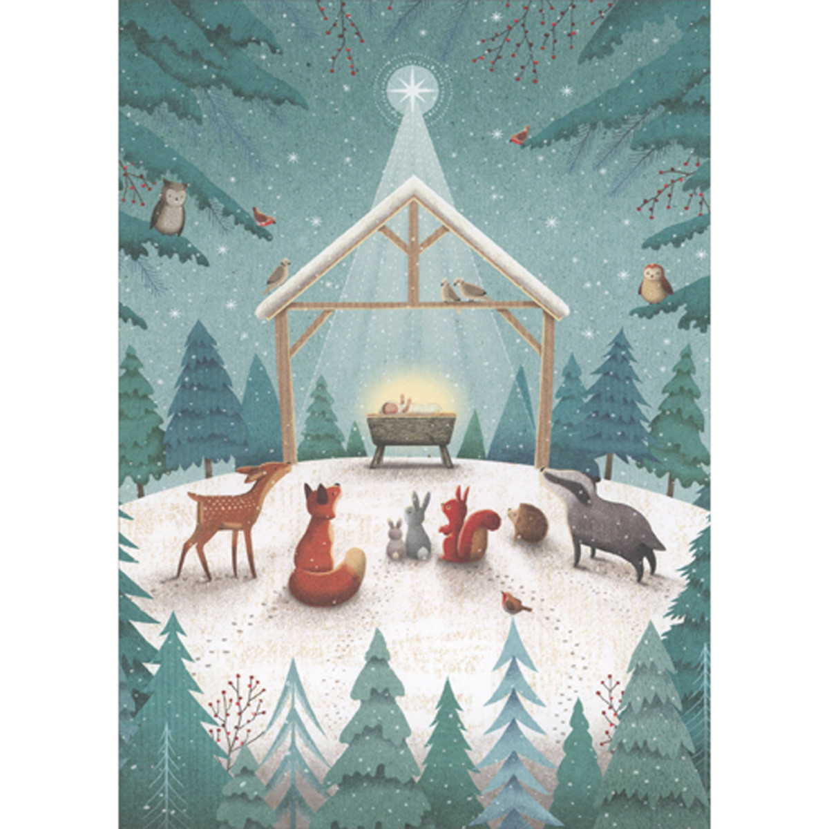 Jesus Baby Forest Animals Brian Griffith Quote: “It Was St. Francis