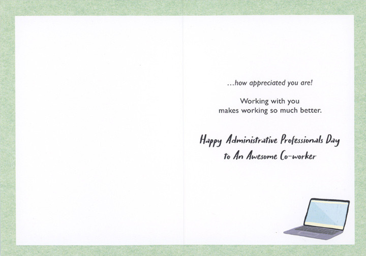 Plant, Laptop, Coffee and Office Supplies Administrative Professional's ...